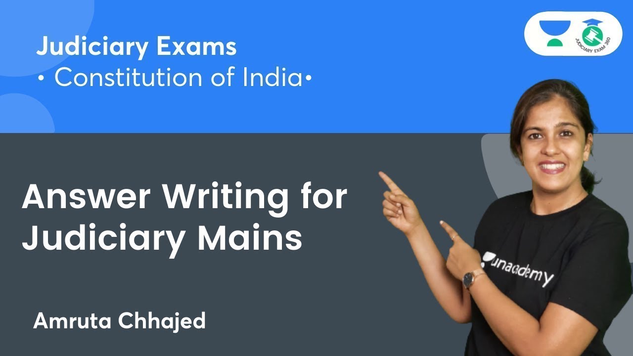 Answer Writing for Judiciary Mains | Constitution of India | Amruta ...