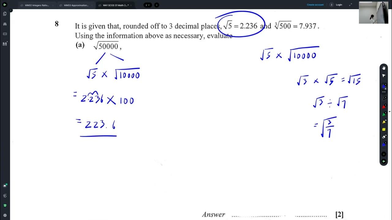 Sec 1 Math - Approximation and Estimation 001 - YouTube