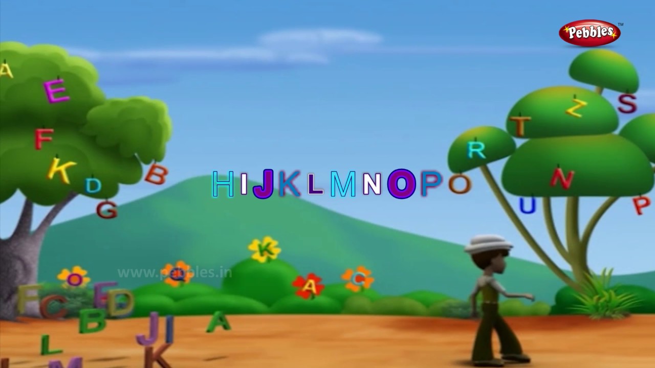 ABC Nursery Rhyme With Animated Lyrics | Nursery Rhyme | Baby Rhymes ...