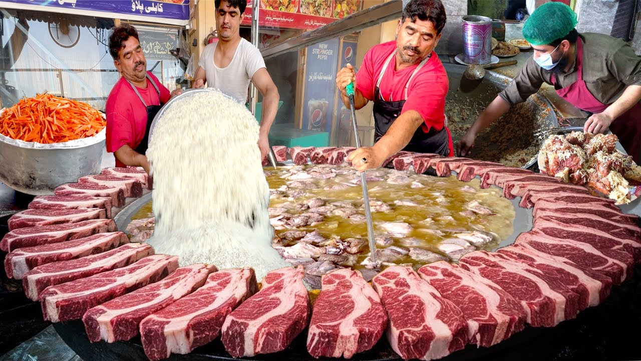 400 KG BEEF PUNJABI YAKHNI PULAO RECIPE | BIG BEEF RICE PREPARED IN ...