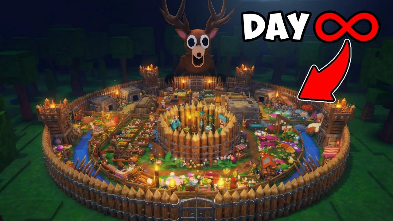 Building ULTIMATE AFK BASES SOLO in 99 Nights in the Forest - YouTube