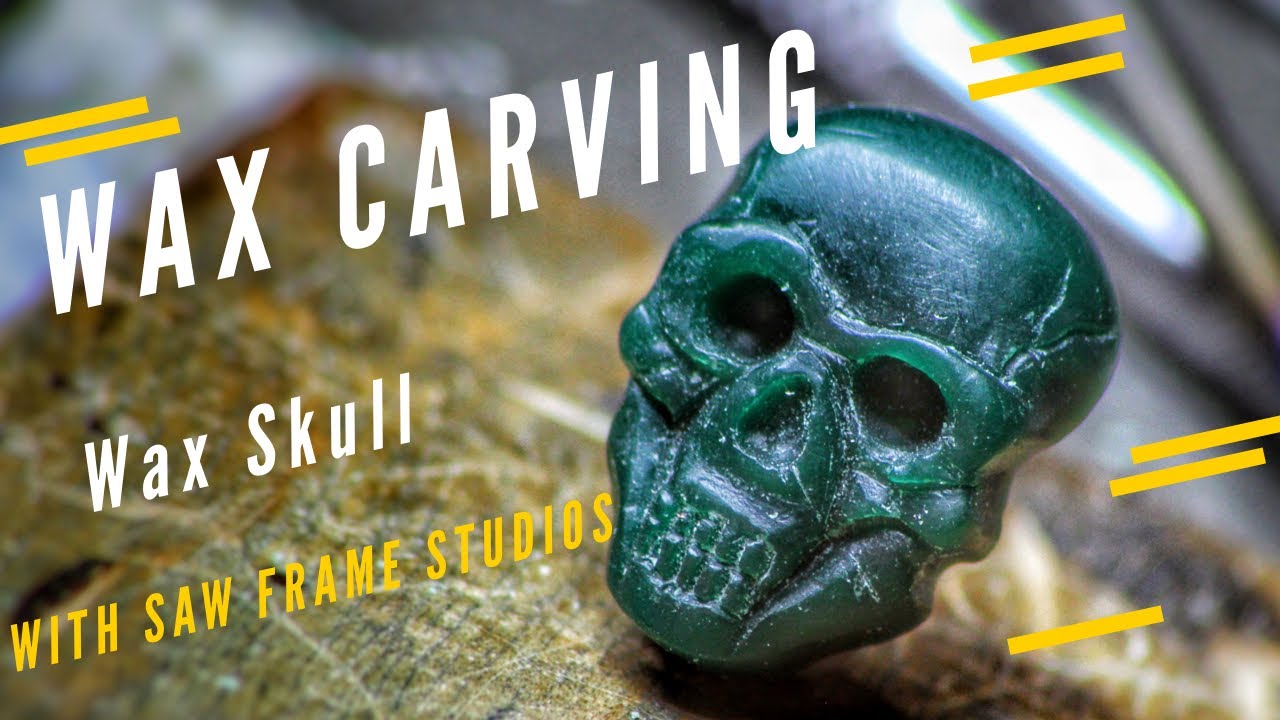 Wax Carving A Skull - YouTube
