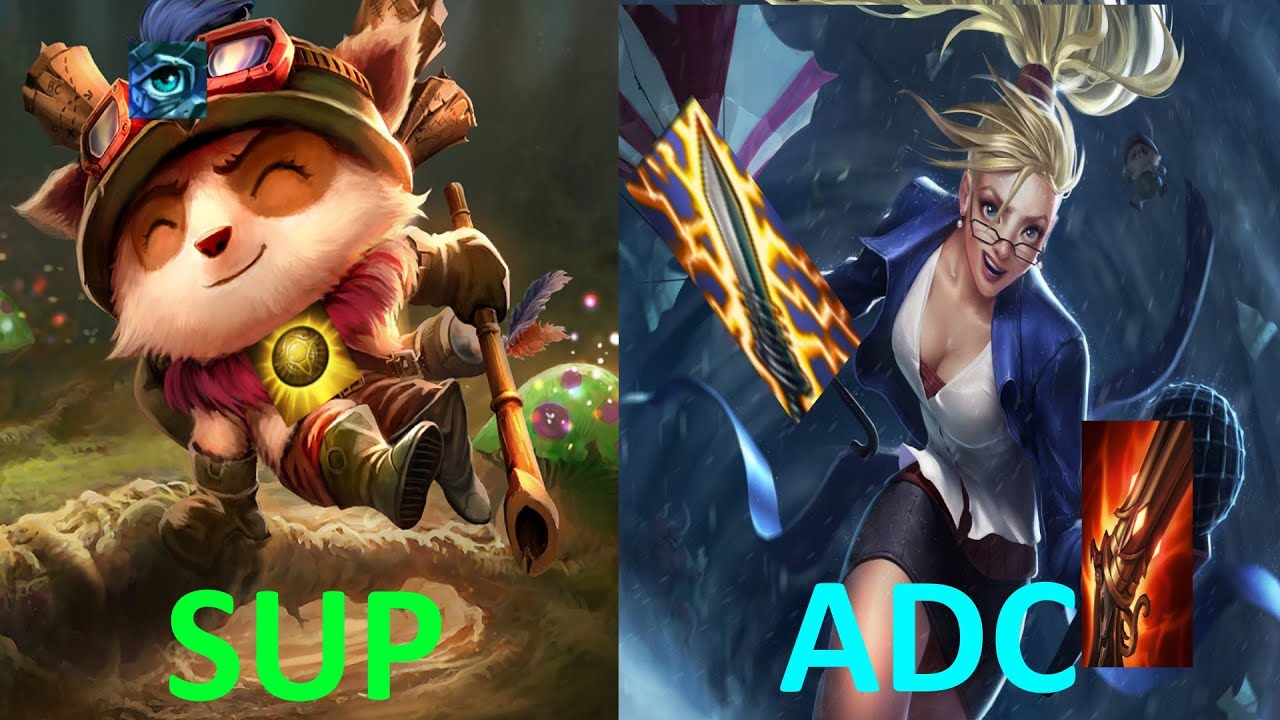 Ranked en LAS 7 - Janna ADC Teemo SUP ORO 5 S6 pre temporada - YouTube
