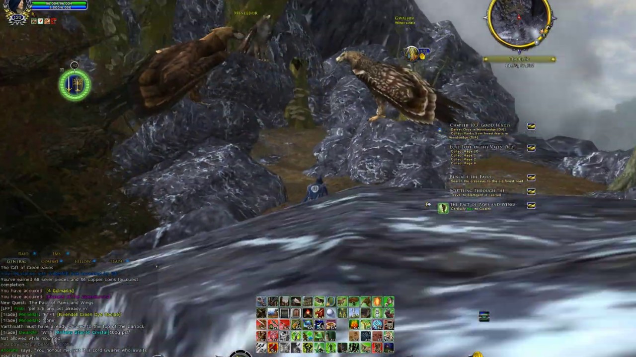LOTRO - Eagles full quest - YouTube