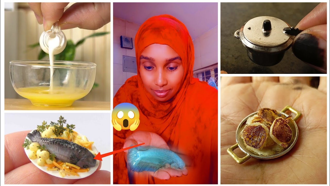 kaluun iyo baris 😱 mini cooking - YouTube