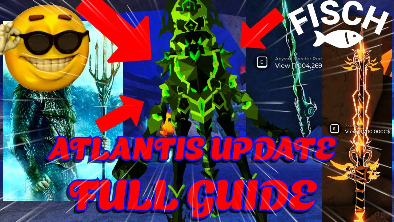 How To Get To Atlantis & Puzzle Guide 🦑🦈 | FISCH - YouTube