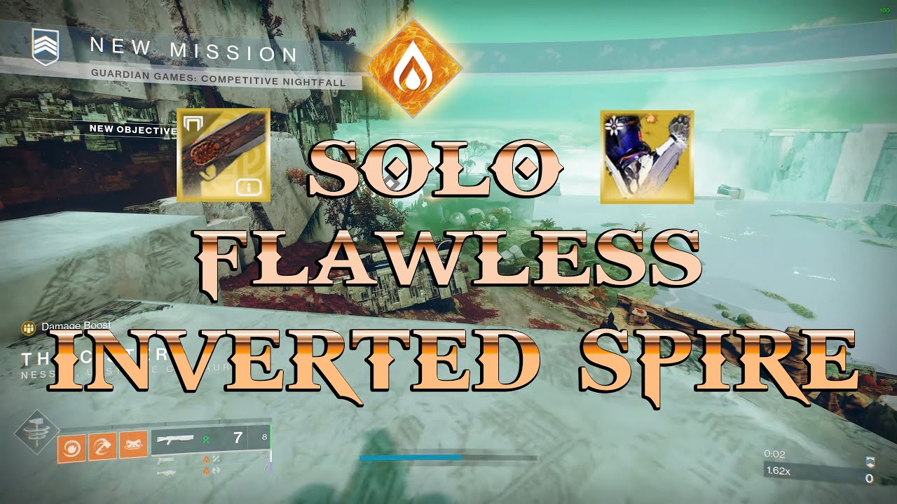 Destiny 2 - Solo Flawless 'The Inverted Spire' on Solar Titan - YouTube