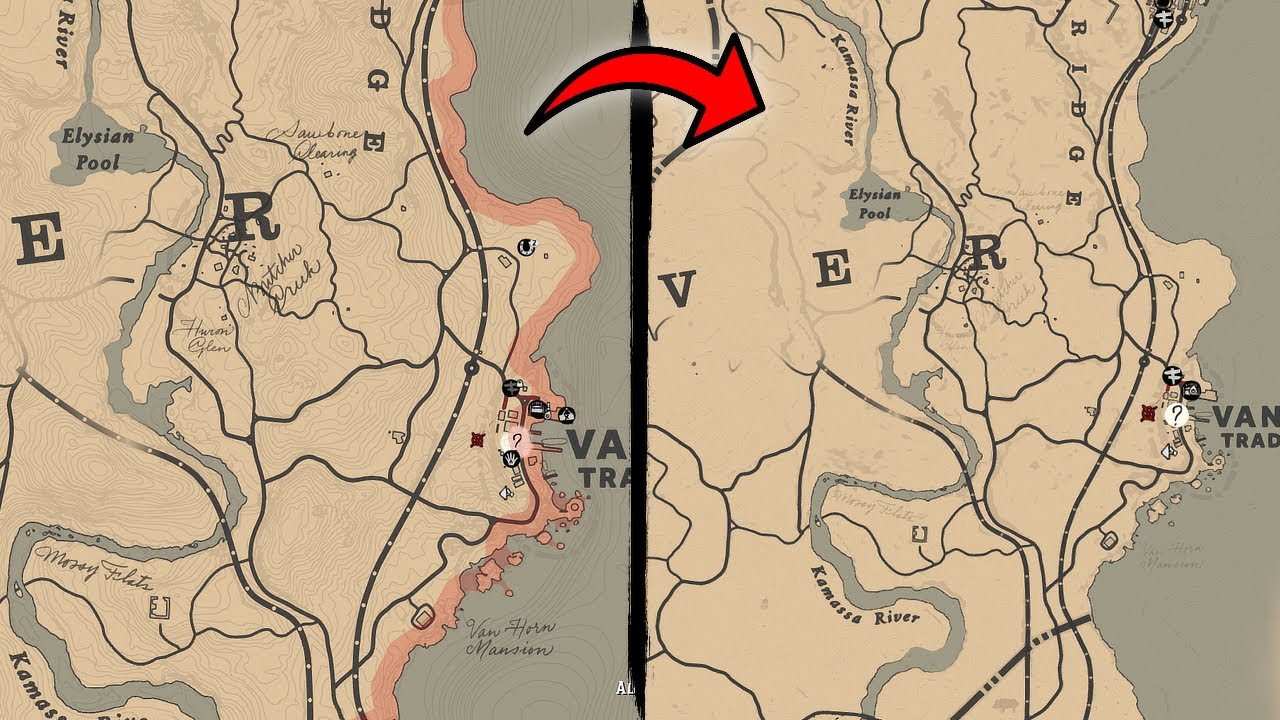 How to Unlock Bounty Hunters on the Map (red section of the map showing ...