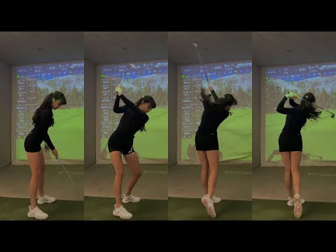 ★Kim Eun-sun golf pro, a soft shot from a solid lower body movement!!!💯💯