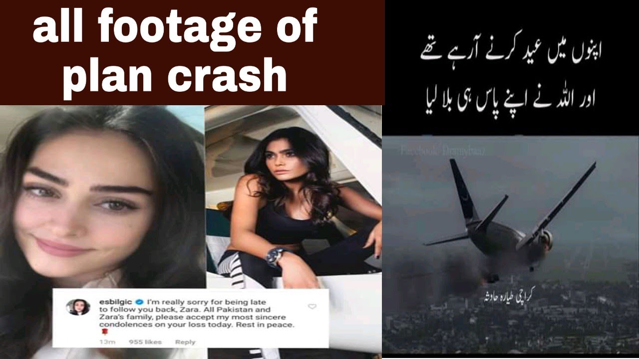 All footage of plan crash. - YouTube