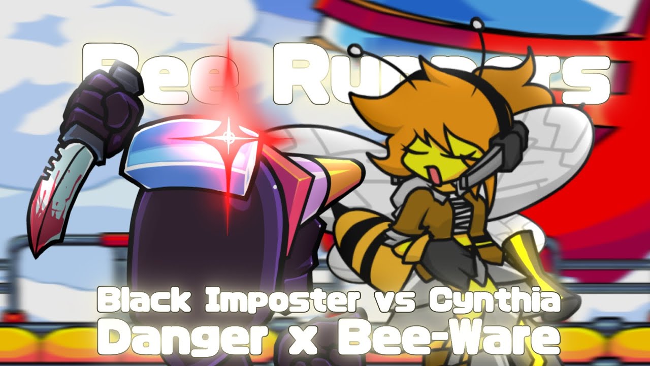 "Bee Runners" | Danger x Bee-Ware | Black Imposter vs Cynthia [FNF ...