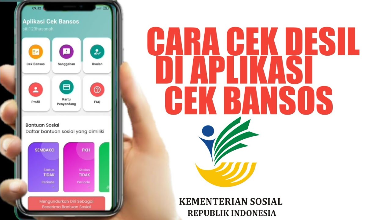 Cara cek desil bansos di aplikasi cek bansos - YouTube