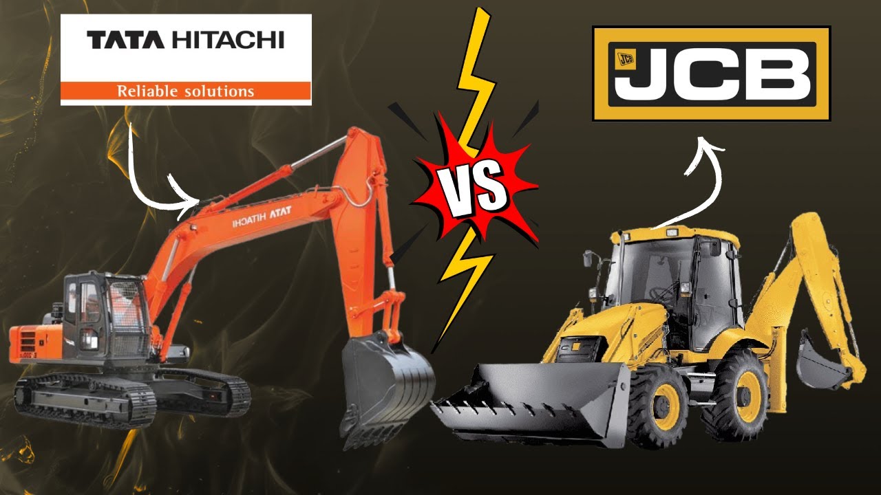 Excavator Giants || Tata Hitachi vs Jcb || Short Trailer - YouTube