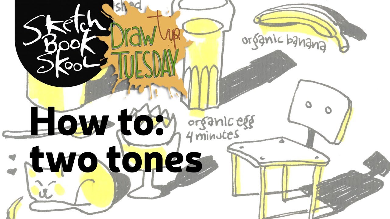 Draw Tip Tuesday: Two-toned color log - YouTube