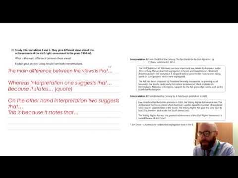 Edexcel GCSE History Paper 3 - USA - Question 3 walkthrough - YouTube