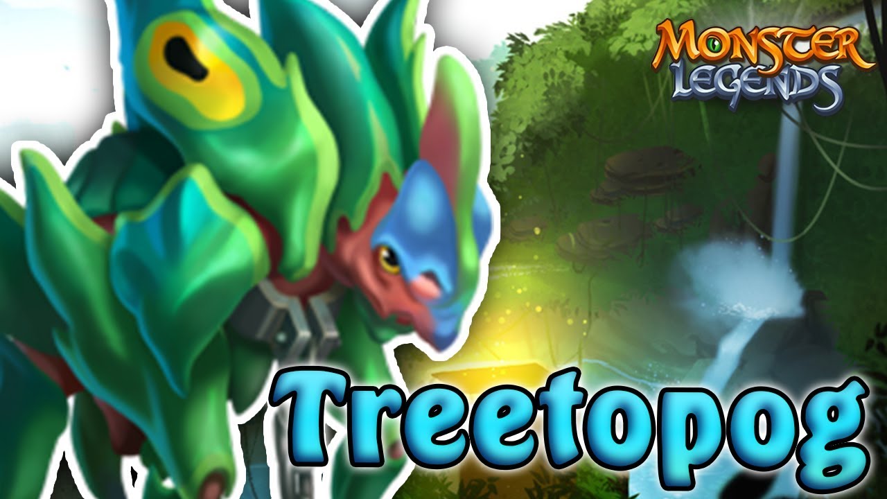 TREETOPOG - TANQUE / CURSER de PLANTA - Monster Legends Analisis - YouTube