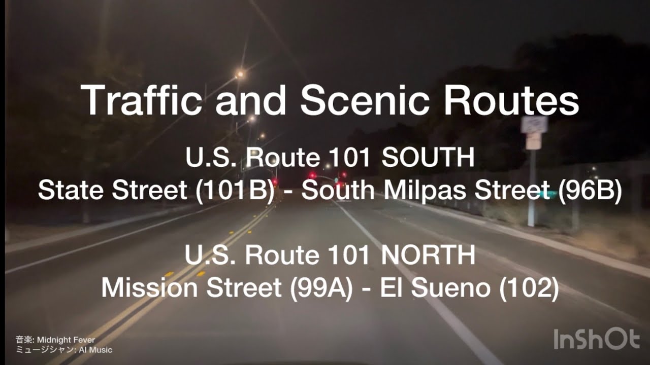 U.S. Route 101 SOUTH - NORTH - YouTube