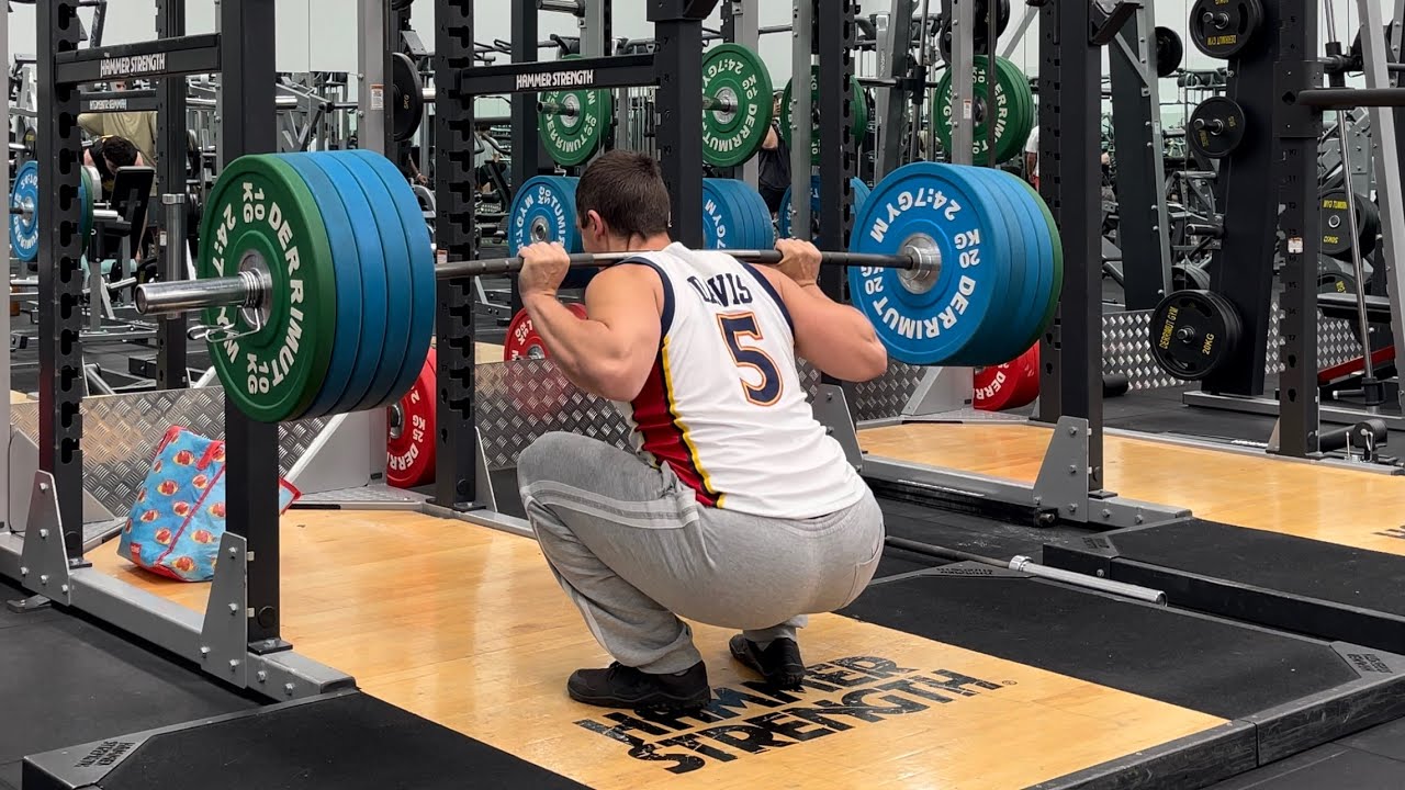 Squat everyday Day 1195: 200kg five days in a row - YouTube