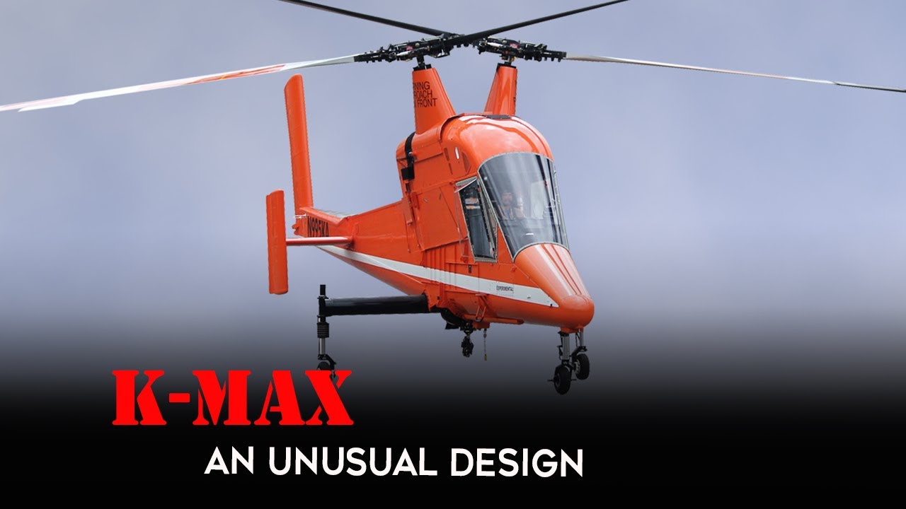 Kaman K-MAX K-1200 - An Unusual Synchropper Helicopter Design - YouTube