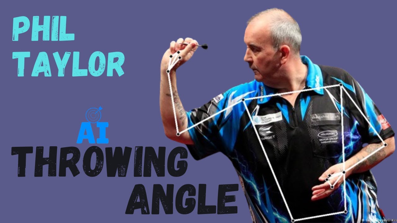 PHIL TAYLOR: darts throwing angle 🎯 - YouTube
