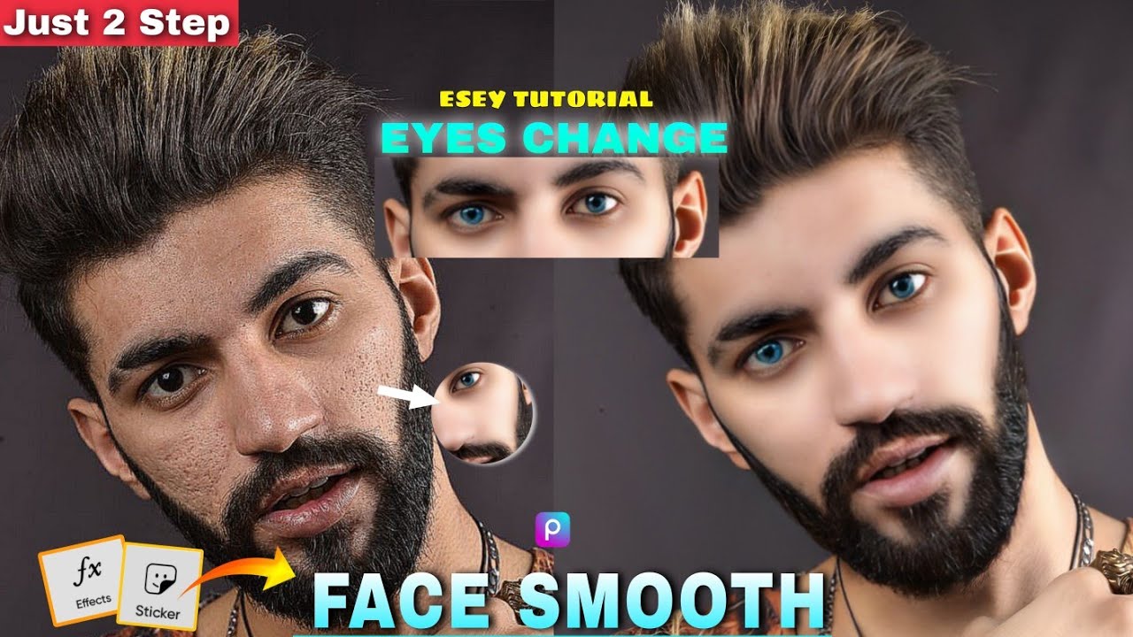 HD Face Smooth kaise kare | Picsart HD Face Smooth Tutorial - YouTube