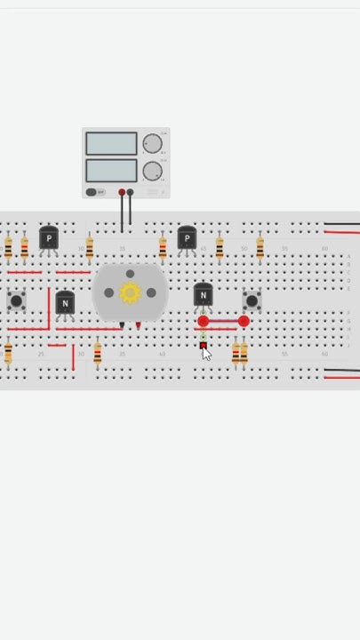H-Bridge with NPN&PNP Transistors: Power Up Your Motors! #arduino # ...