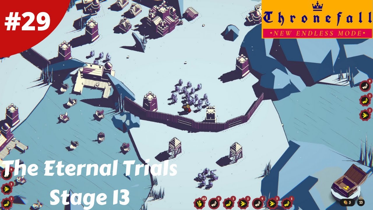 The Eternal Trial Stage 13 Airborne Units Incoming - Thronefall - #29 - Gameplay - YouTube