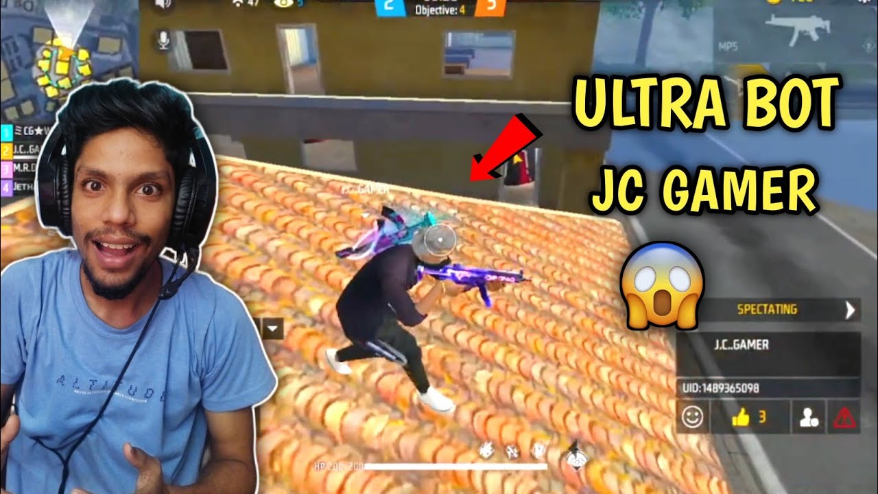 JC GAMER ULTRA BOT 😱 WIPER BHAI FREE FIRE CLUTCH - YouTube