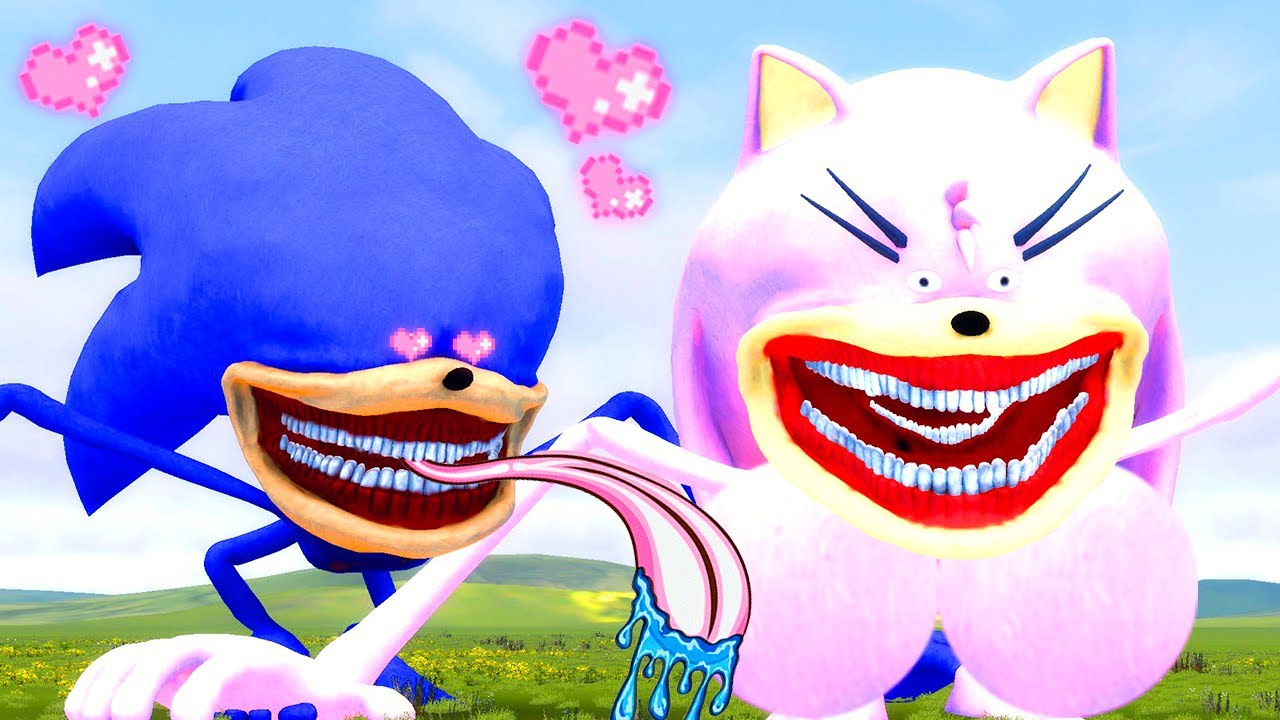 LOVE OF SHIN SONIC TAPES AND SHIN AMY TAPES in Garry’s Mod! - YouTube