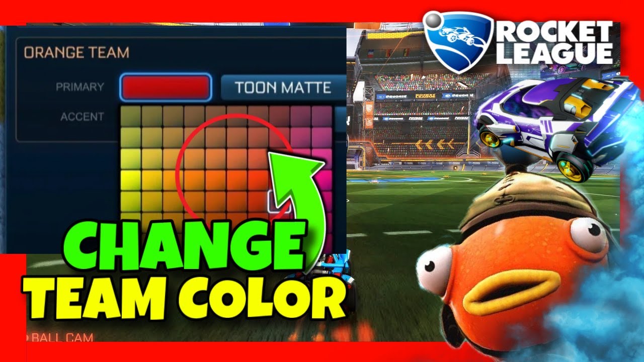 How to CHANGE TEAM COLOR in Rocket League FULL GUIDE - FORCE Team ...