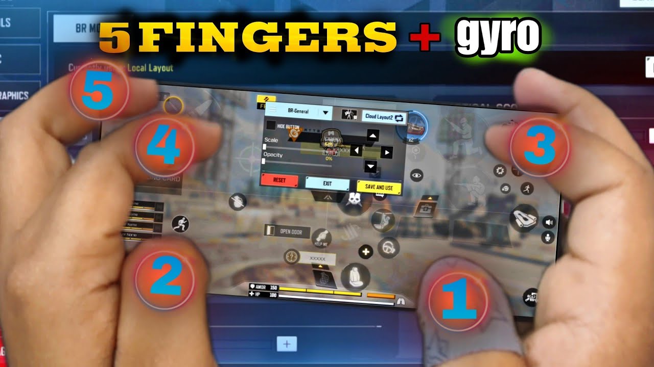 5 Fingers Settings & Sensitivity + Handcam - YouTube