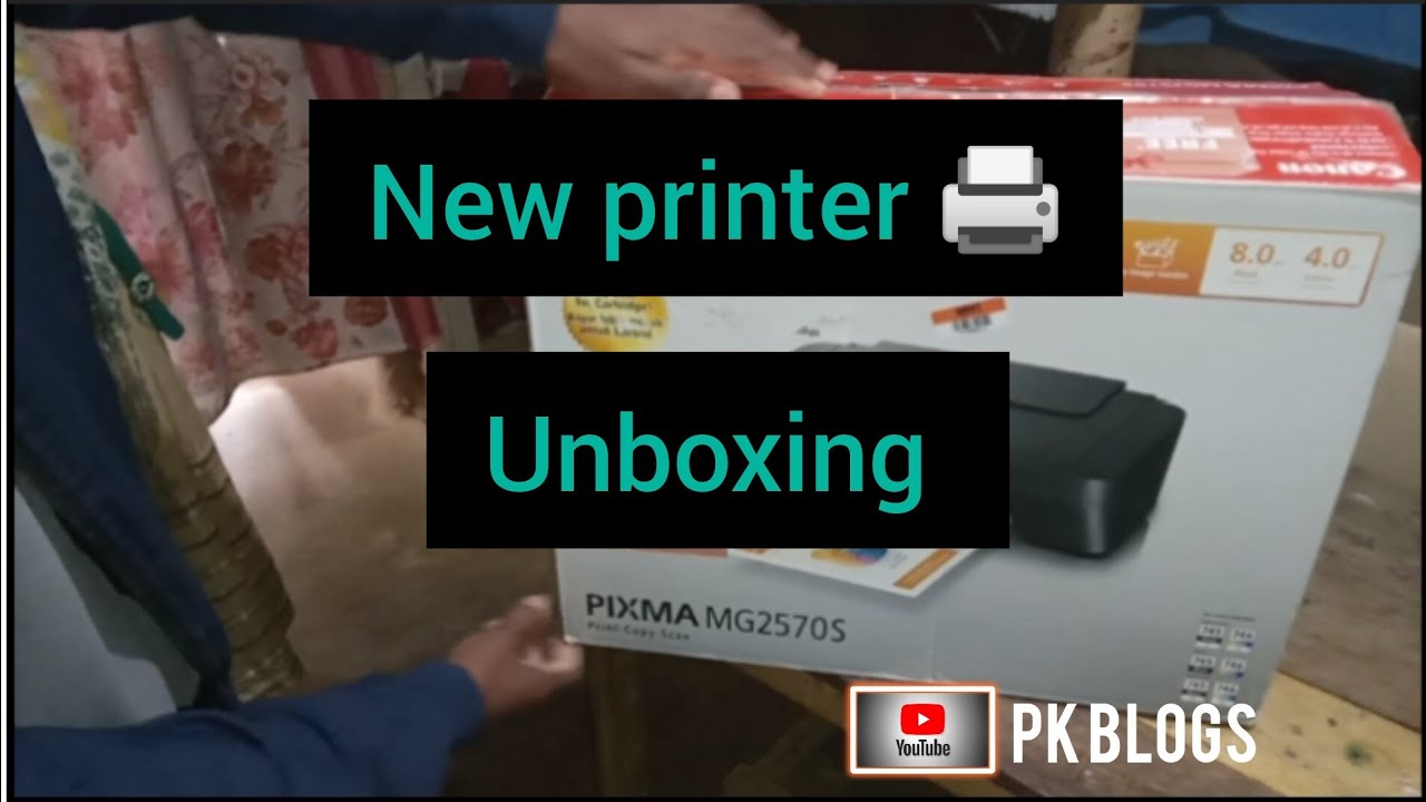 New Printer 🖨️ Unboxing || Unboxing Video || Canon ...