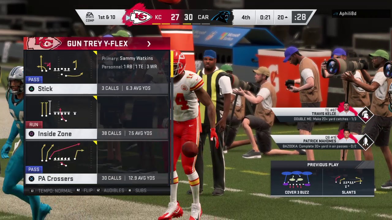 Game winning madden drive - YouTube