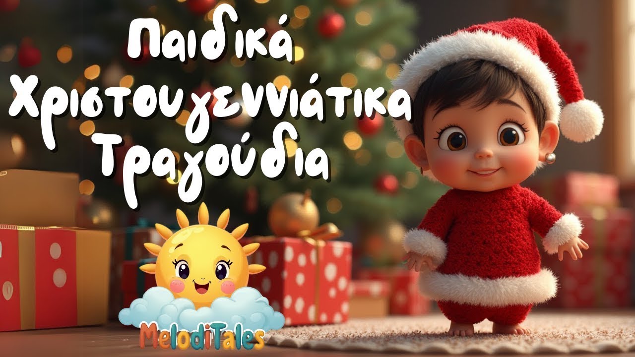 🎄 Παιδικά Χριστουγεννιάτικα τραγούδια - 20 λεπτά με παιδικά τραγούδια 🌟 ...