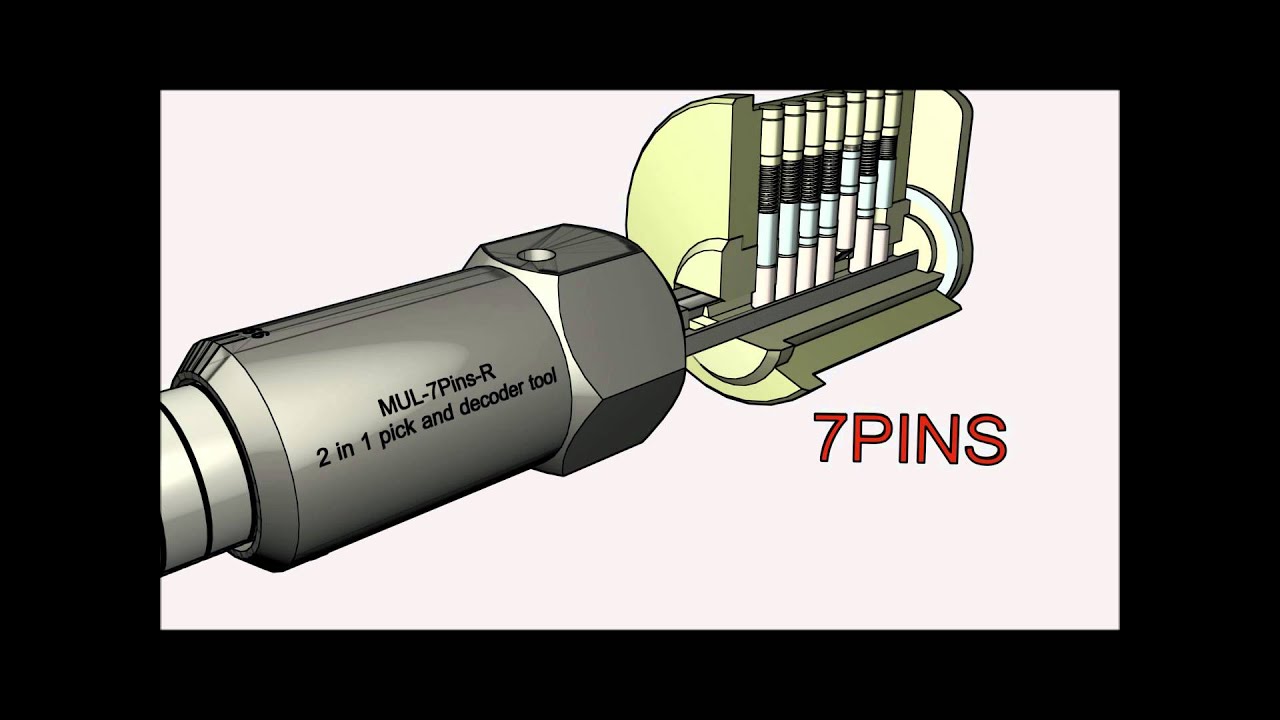 7 pin Multilock Pick And Decoder Tool (Ami).wmv - YouTube