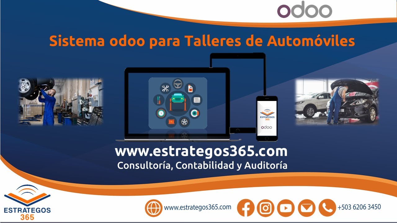 Odoo - Sistema para talleres de automóviles - YouTube