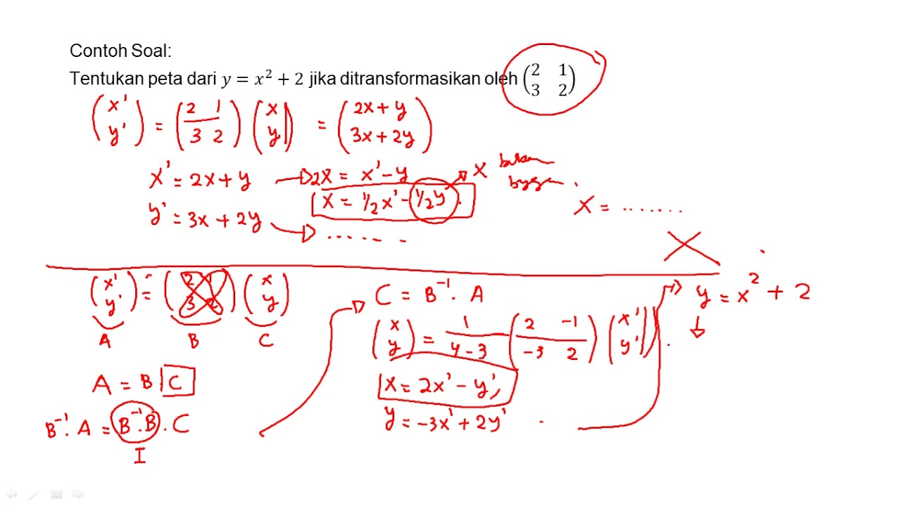 Penerapan Matriks dalam Transformasi Geometri (part 3) - YouTube
