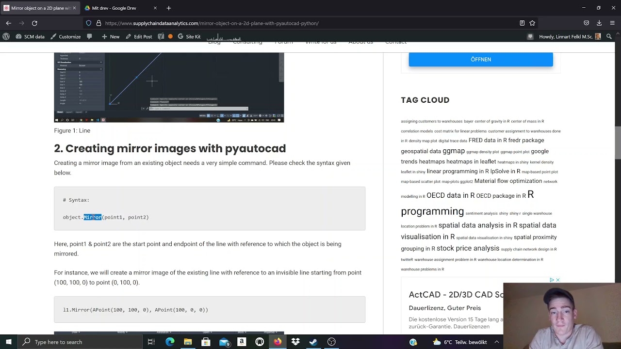 EN 87 Mirroring Objects In AutoCAD Using Pyautocad Python YouTube EN 87 Mirroring Objects In AutoCAD Using Pyautocad Python YouTube