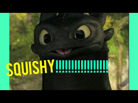 How to Train Your Dragon Squishy Toothless Review - YouTube