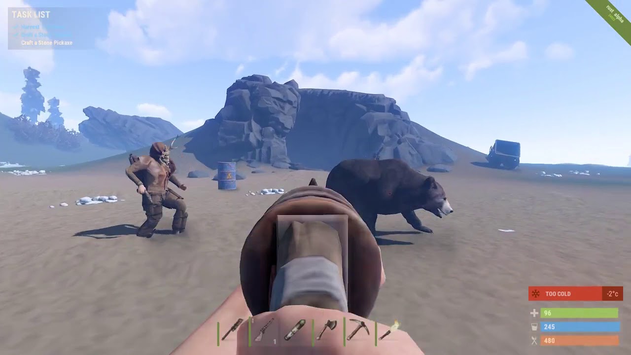 RUST - Bear hunting - YouTube