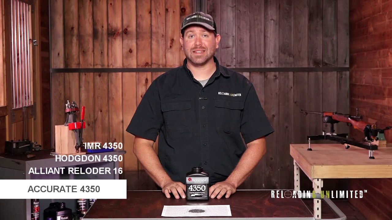 Accurate Arms 4350 at Reloading Unlimited - YouTube