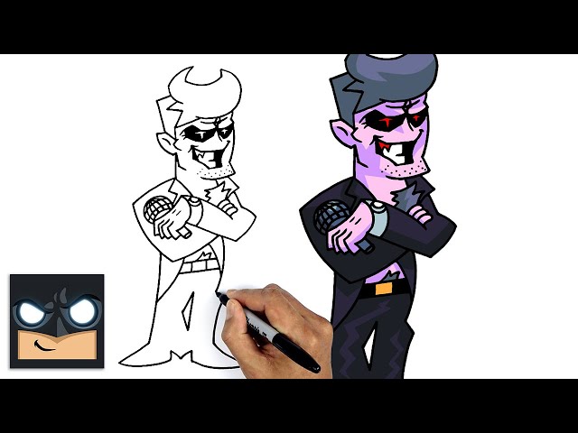 How To Draw Friday Night Funkin | Daddy Dearest - Videos For Kids