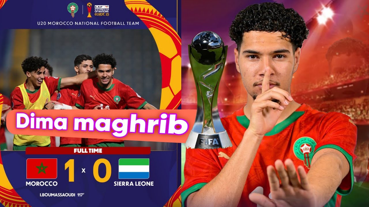Double qualification pour le Maroc(coupe du monde u20) debrief - YouTube