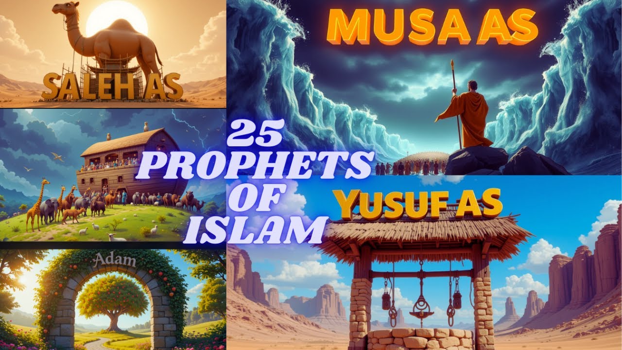 Names of 25 Prophets of Islam for Kids | The Prophet Rhymes | NASHEED ...