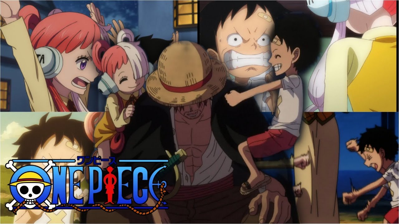 Uta and Luffy Childhood (funny and cute moments) | One Piece - YouTube