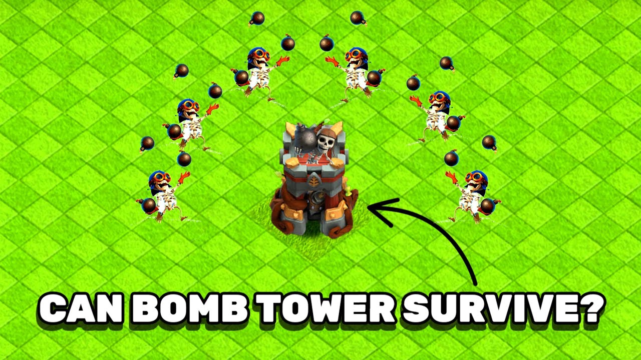 Bomb Tower vs Builder Base Bomber Ultimate challenge -Clash of clans ...