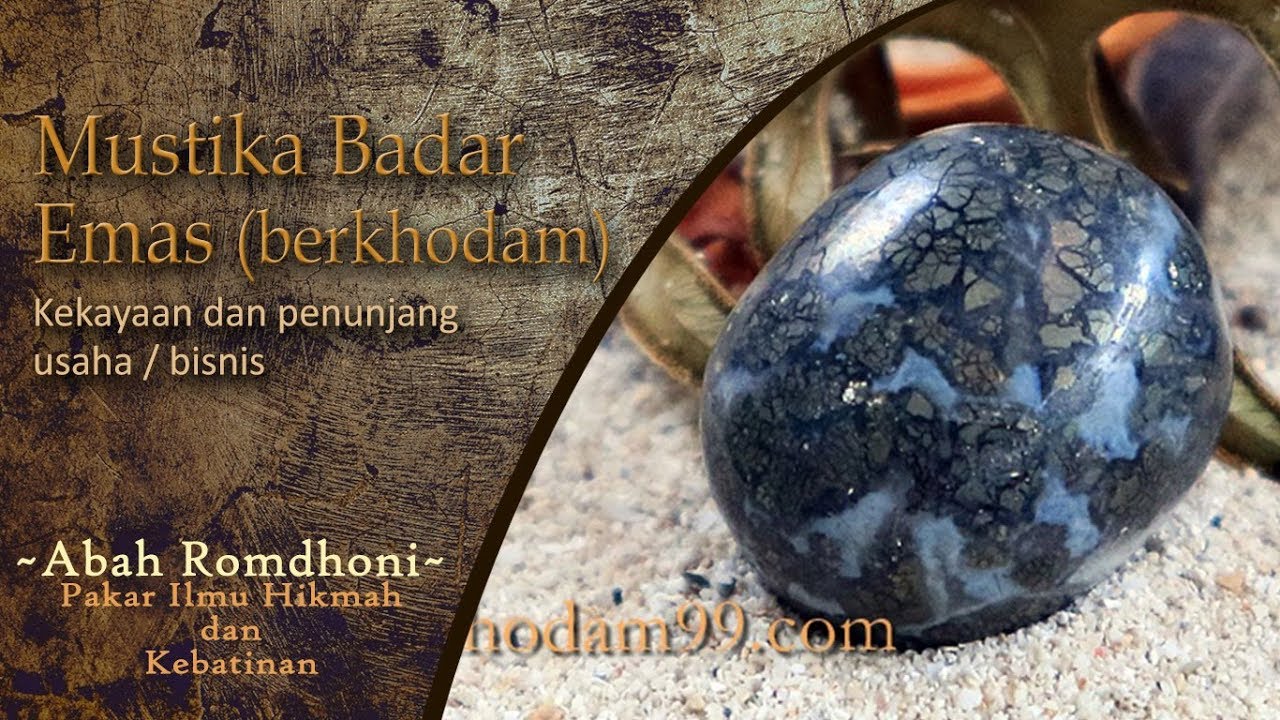 Mustika Badar Emas Sarana batin penunjang kesuksesan dalam berbisnis ...