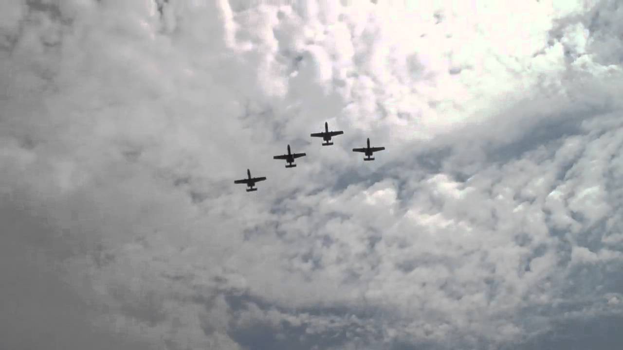 A10 Flyover at Texas Aggie football game 090812 - YouTube