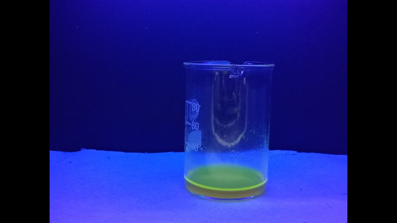 Practical Demonstration of Fluorescence - YouTube
