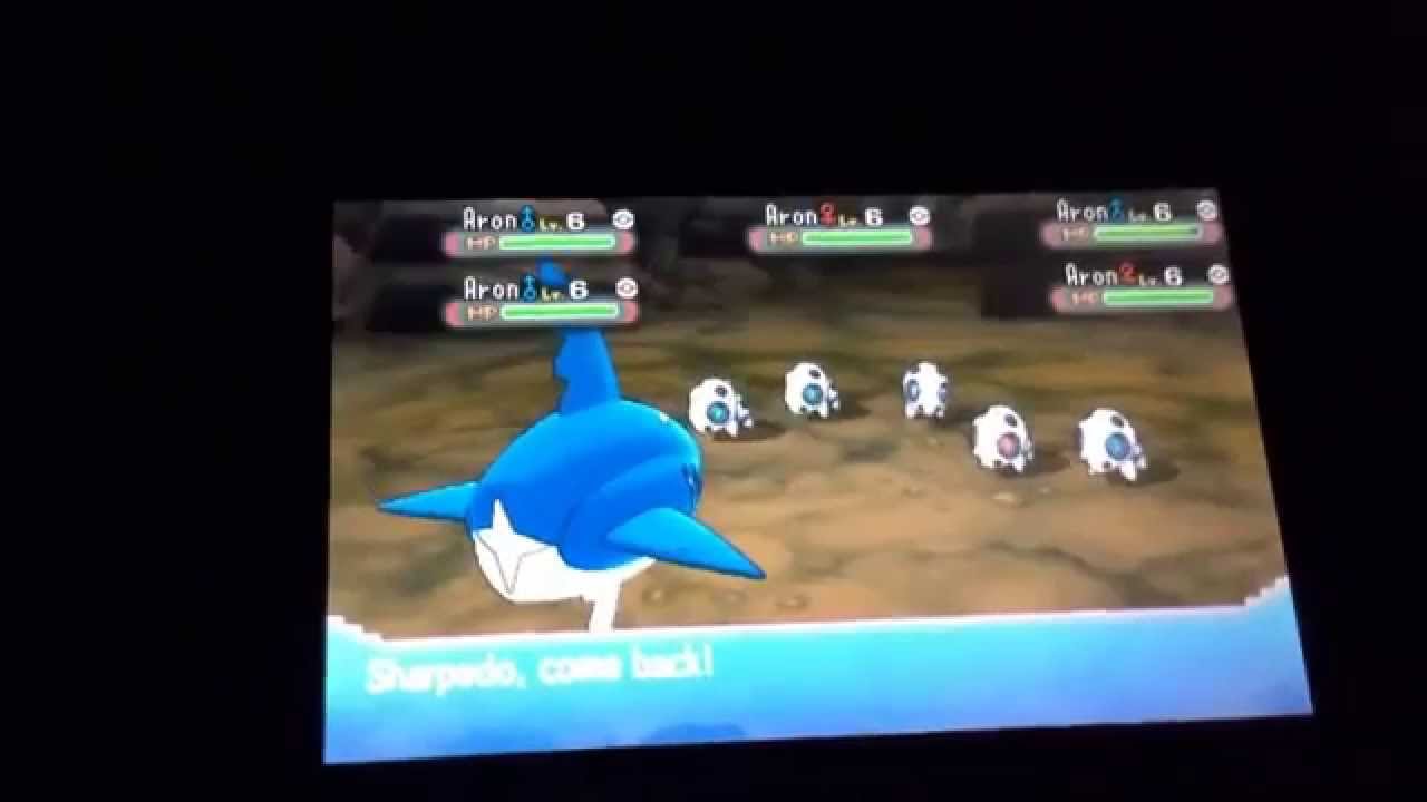 Shiny Aron HE 61 in Pokemon Omega Ruby - YouTube